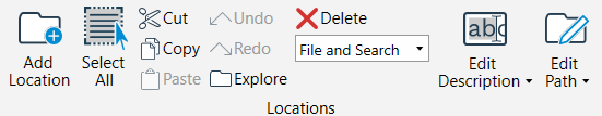 About Filing Locations